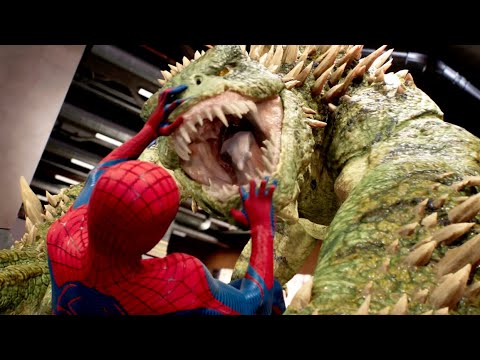 Marvel's Spider-Man 2 - Lizard Boss Fight (TASM Suit) - YouTube