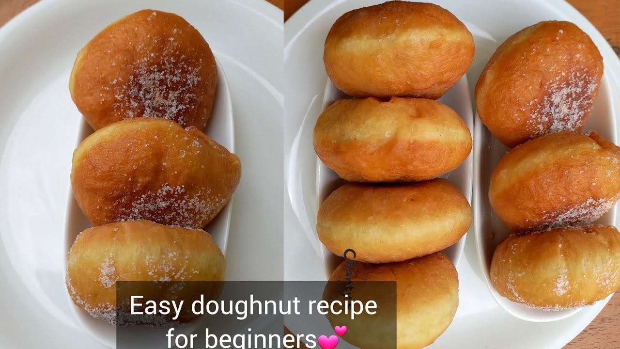 Easy, Tasty and Fluffy doughnuts for beginners/No mixer/No weighing ...