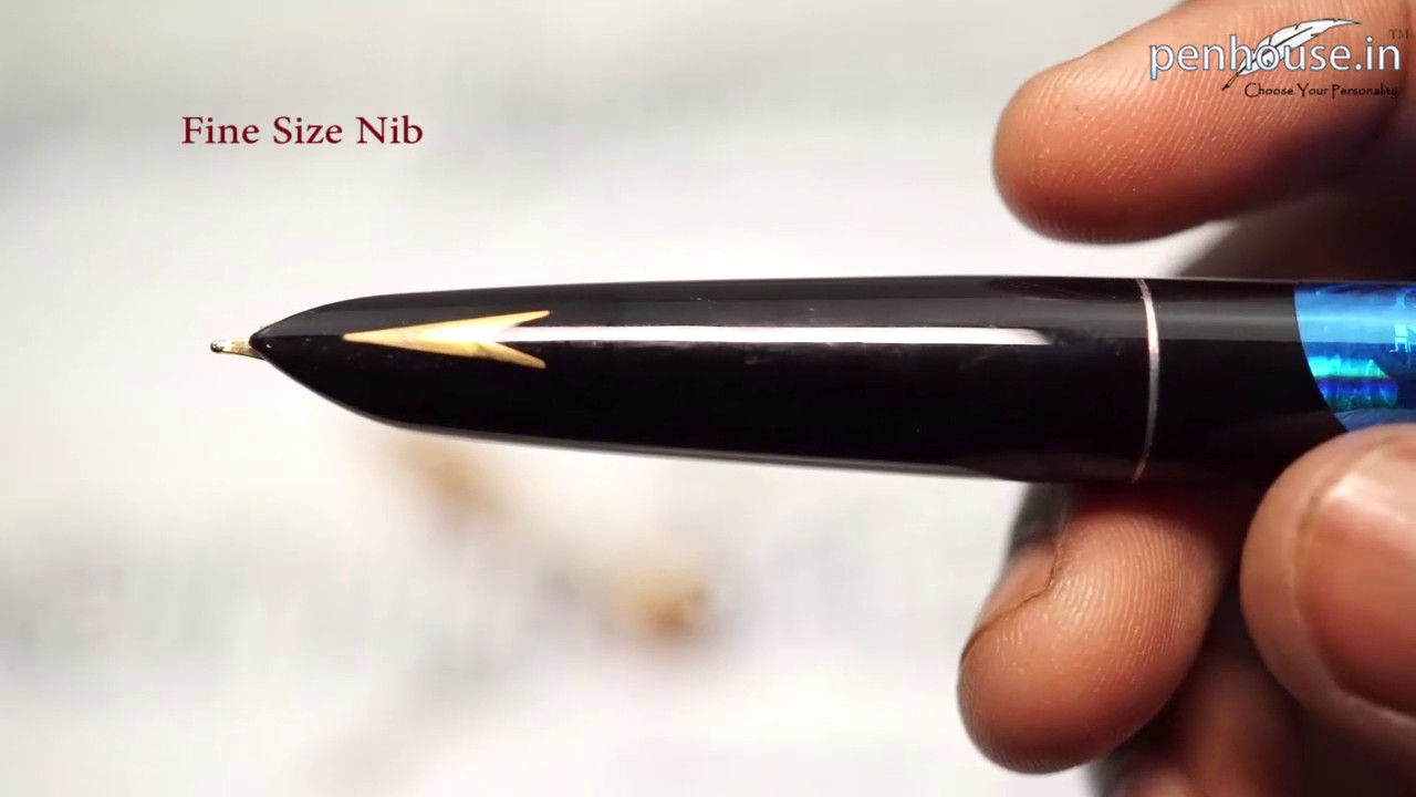 Hero 336 Model No: 12315 Black Color Body With Gold Cap Fountain Pen ...