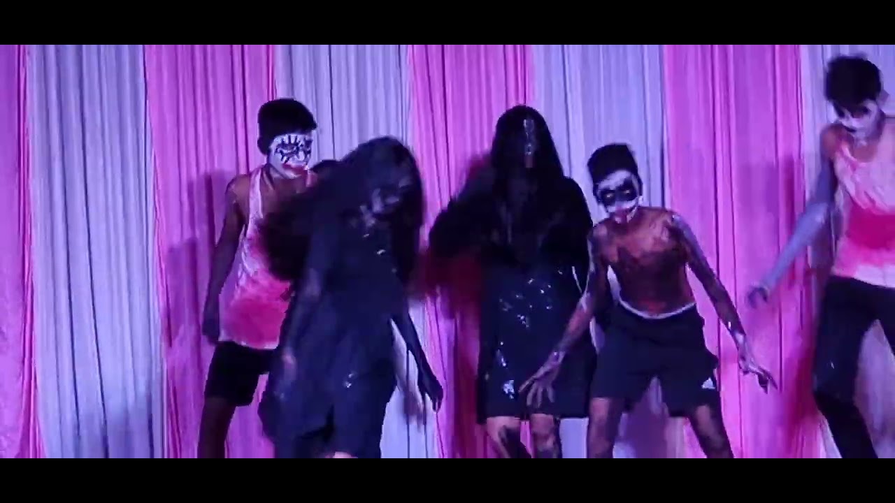 Scary Ghost Dance performance by Std.9th - YouTube