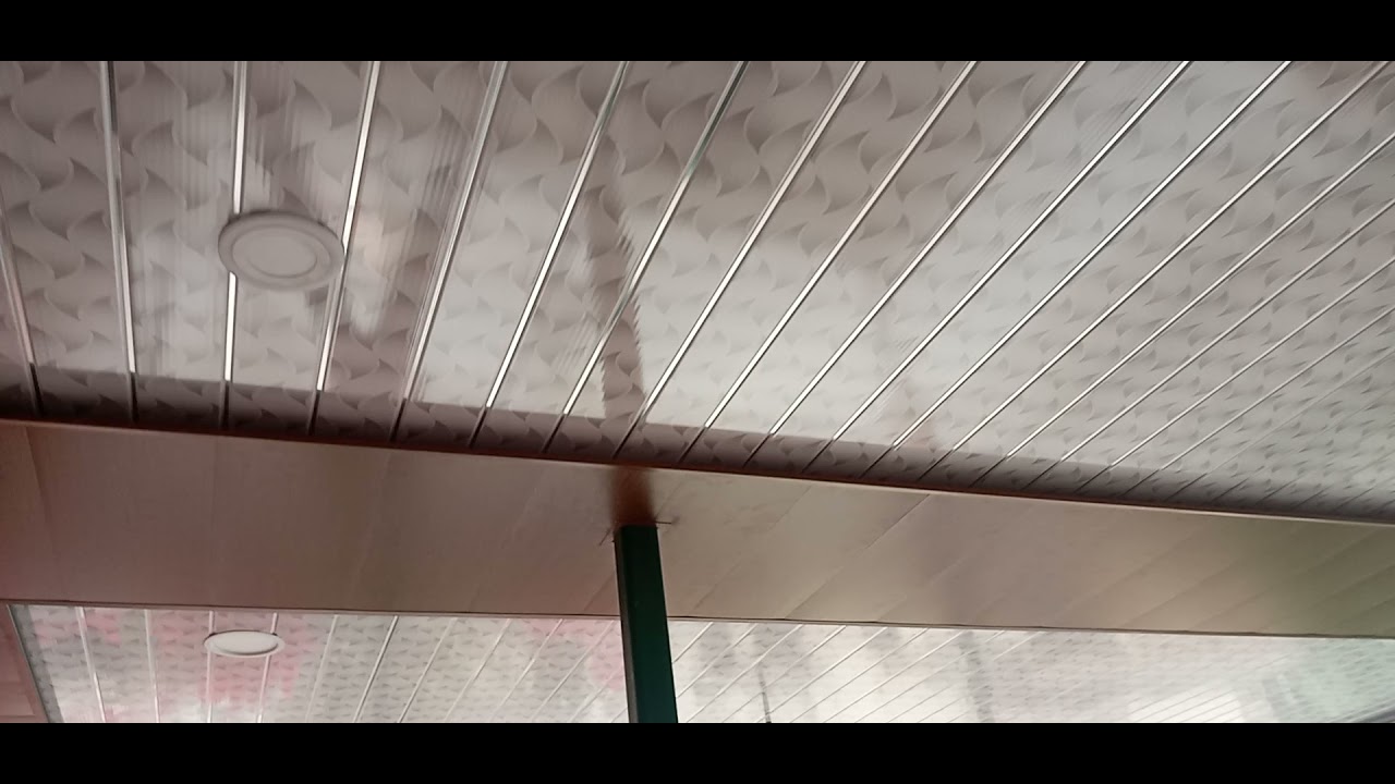 pvc ceiling decoration in nepal (by doman baral) - YouTube