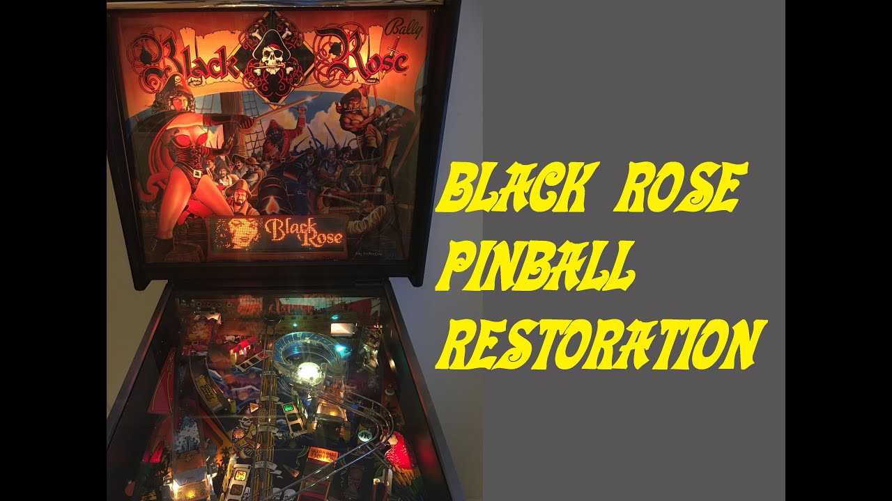 Black Rose Pinball Restoration tips and tricks / how to - YouTube