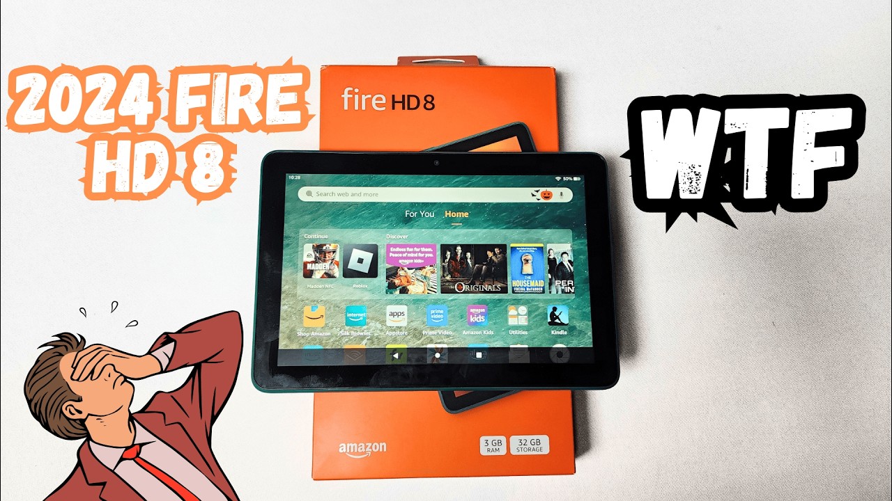 2024 Amazon Fire HD 8 Tablet Review & Gameplay! - YouTube