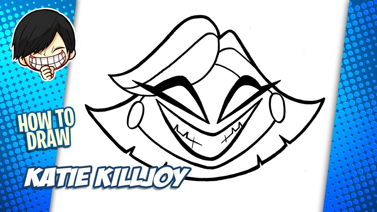 How to draw Katie Killjoy step by step - YouTube