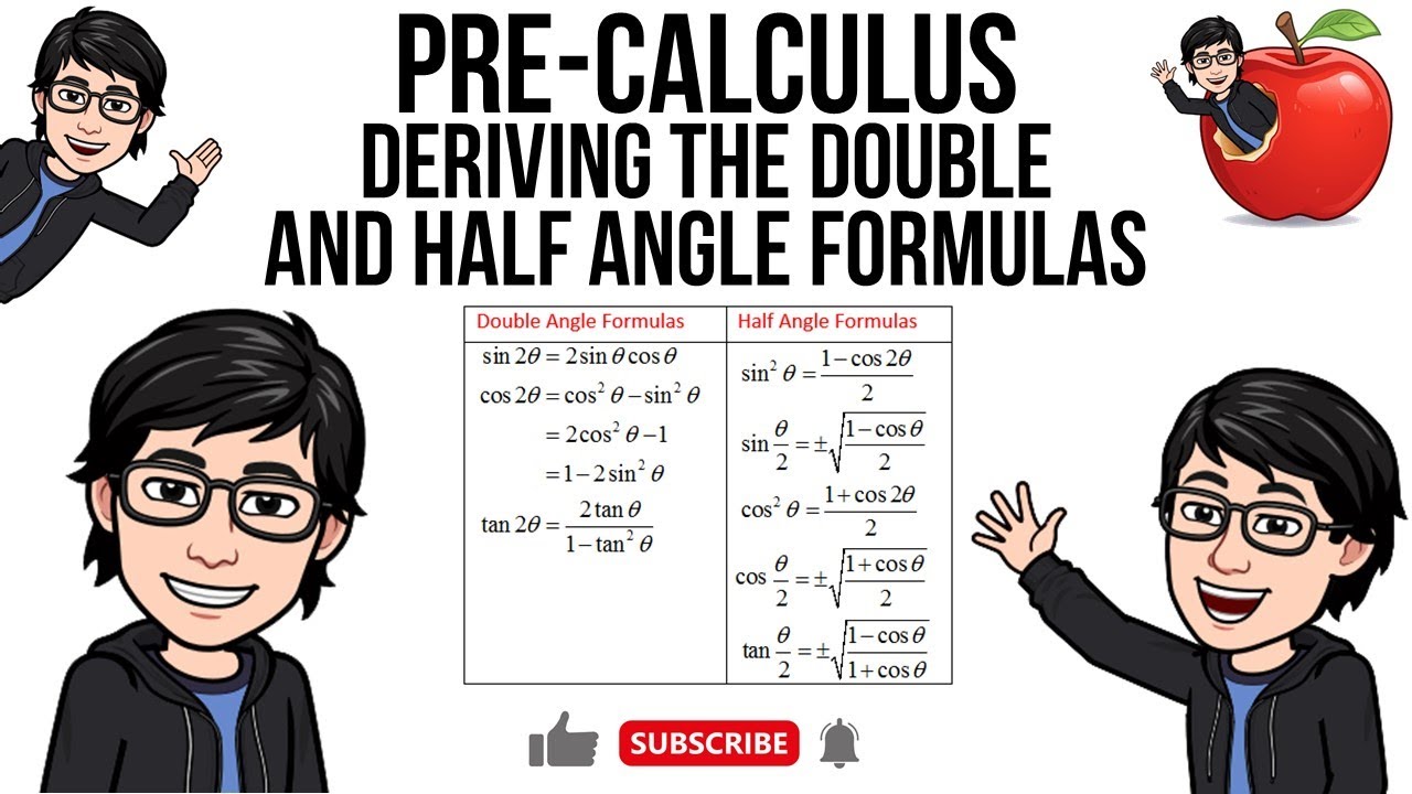 Deriving the Double and Half Angle Formulas - YouTube