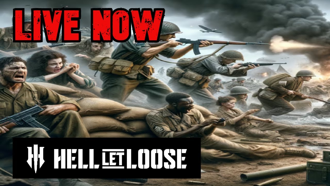 LIVE Hell Let Loose - Realistic WW2 Milsim - Sniper, Anti-Tank and Squad Leader Lets go! - YouTube