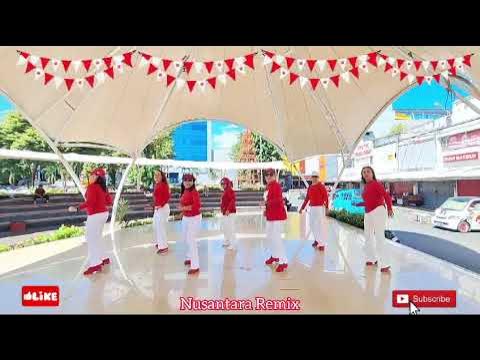 NUSANTARA REMIX //LINE DANCE // CHOREO : DENKA NDOLU // DANCER: DENDAL - YouTube