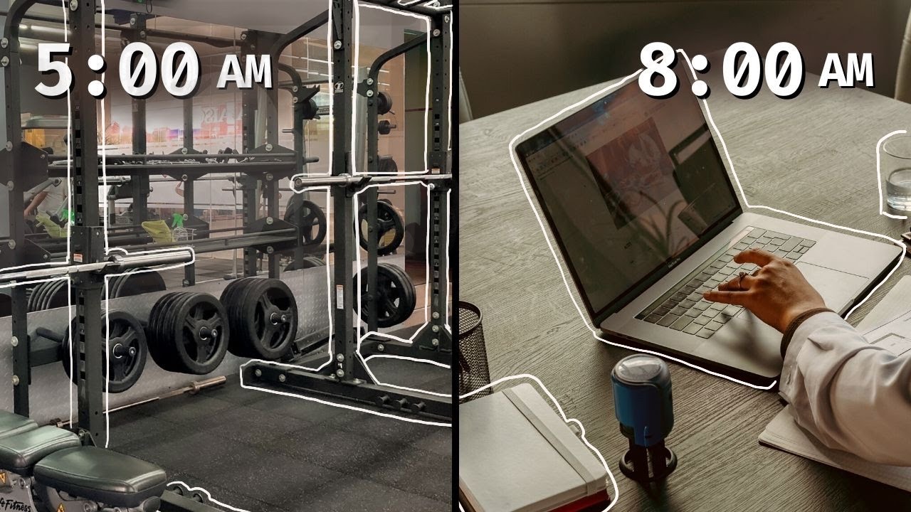 REALISTIC & SIMPLE - 5 AM morning routine while working 9-5 / gym ...