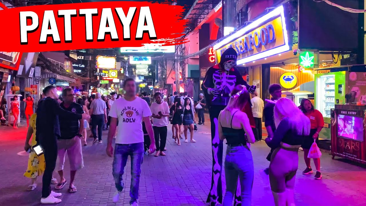 [4K] Pattaya How is Walking Street Nightlife ? Walking Street Pattaya ...