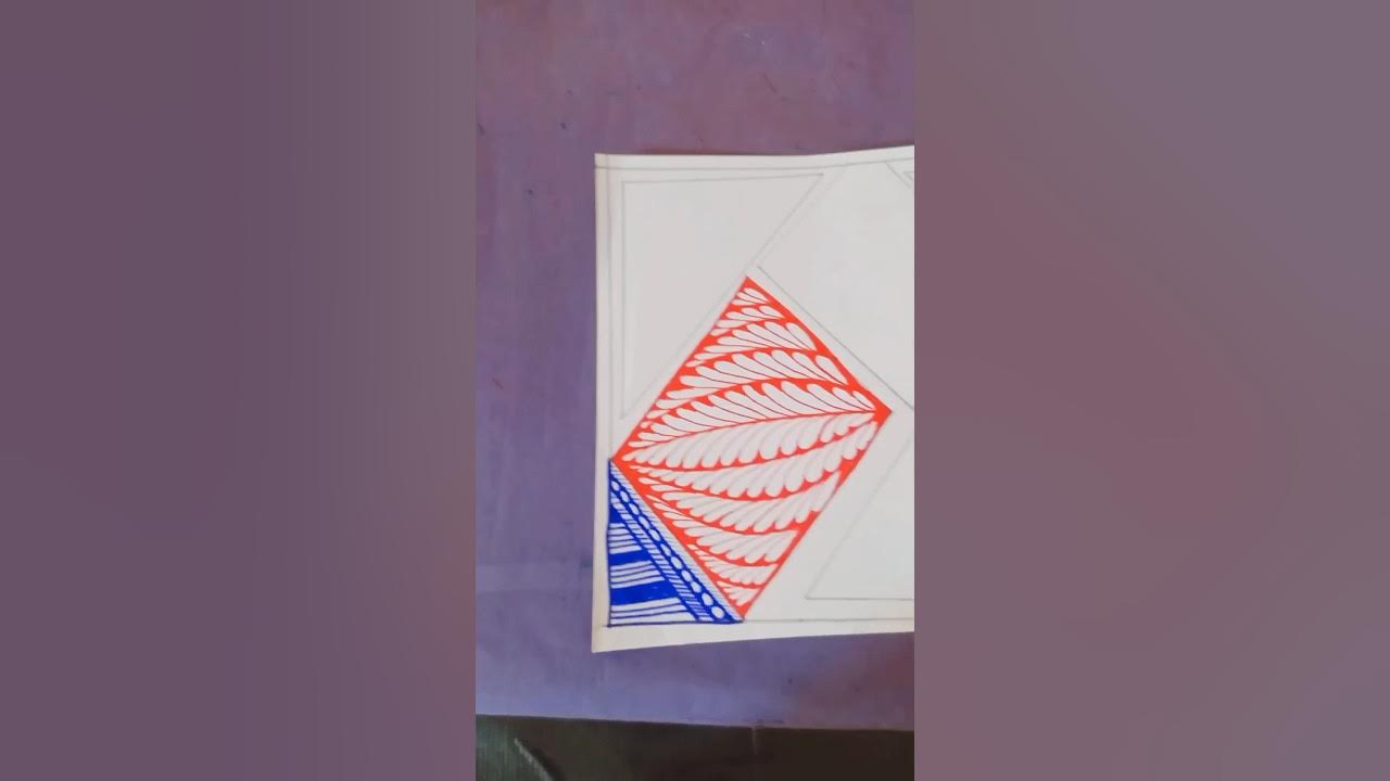 Day 57||EASY Horizontal Line Pattern Tutorial for Beginners (Step-by ...