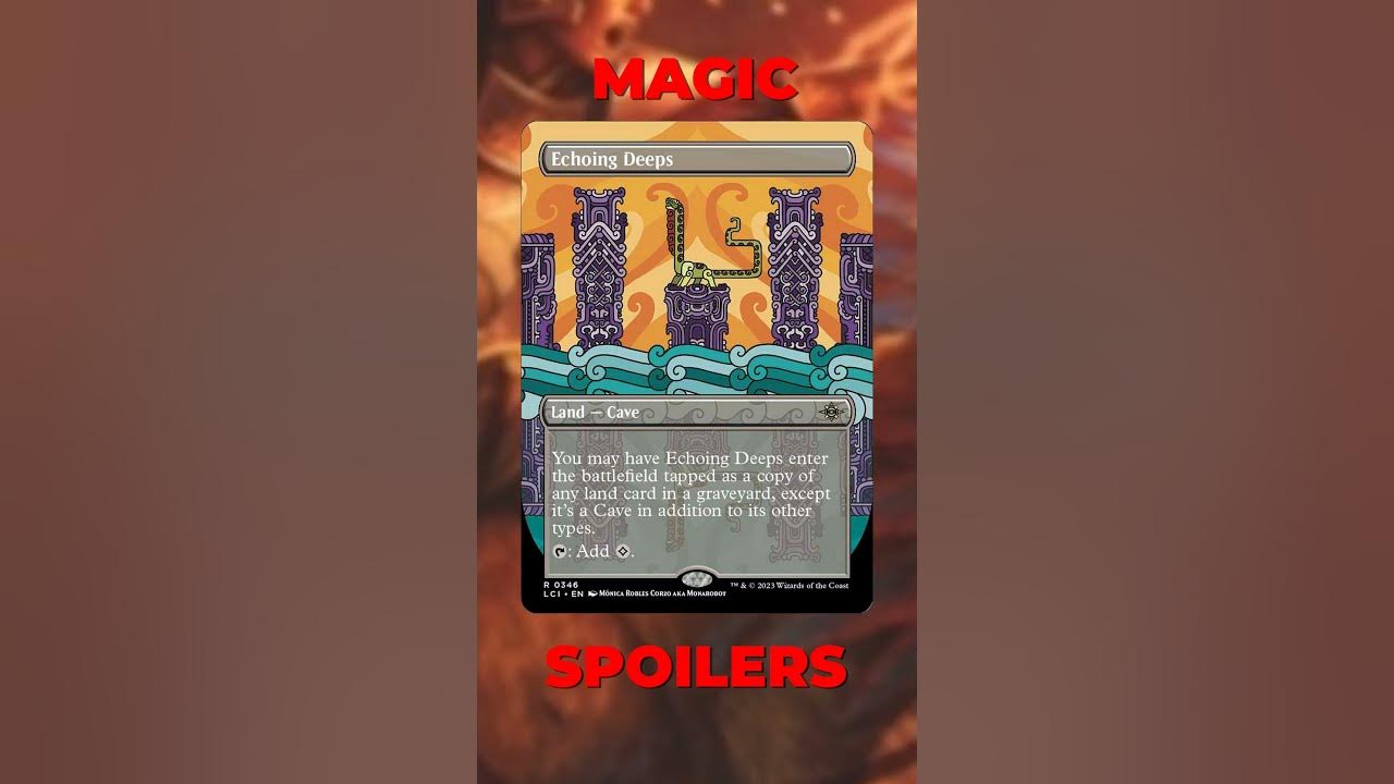 Magic Spoilers! The Lost Caverns of Ixalan | Echoing Deeps - YouTube