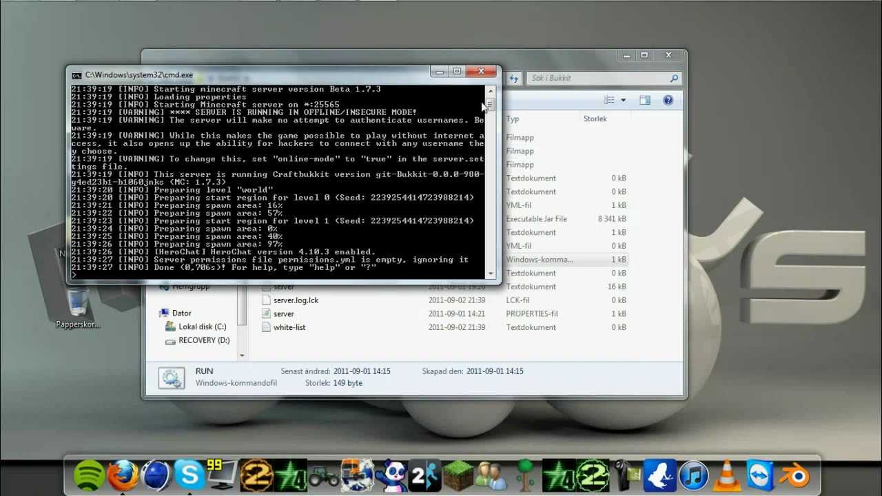 Minecraft - Bukkit plugin: Herochat Setup - YouTube