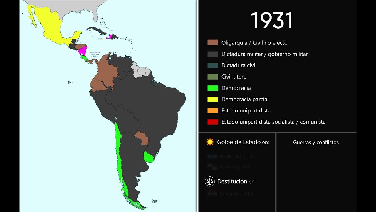 Dictaduras en Latinoamérica / Dictatorships in Latin America: Every ...