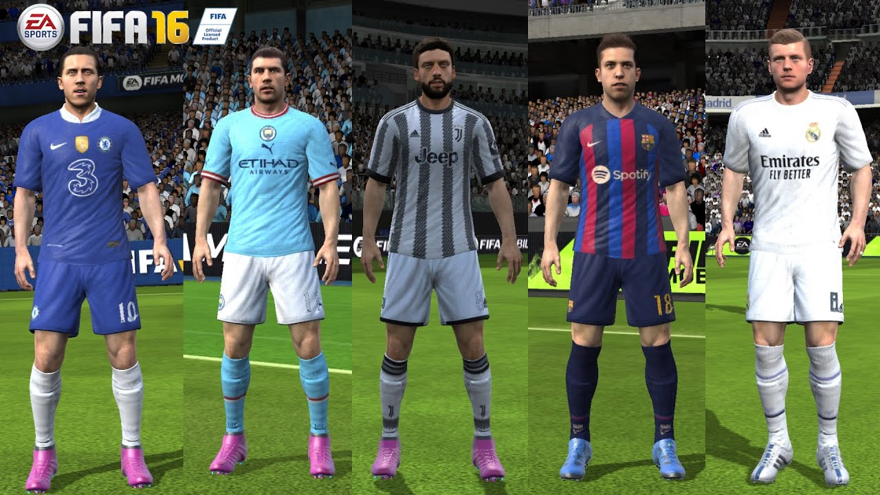 POR FIN! FIFA 16 ANDROID NUEVOS KITS 2023, NUEVAS NOVEDADES, GRAFICOS ...