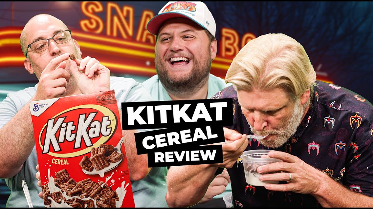 Kit Kat Cereal Review | Snack Boys Ep. 10 - YouTube