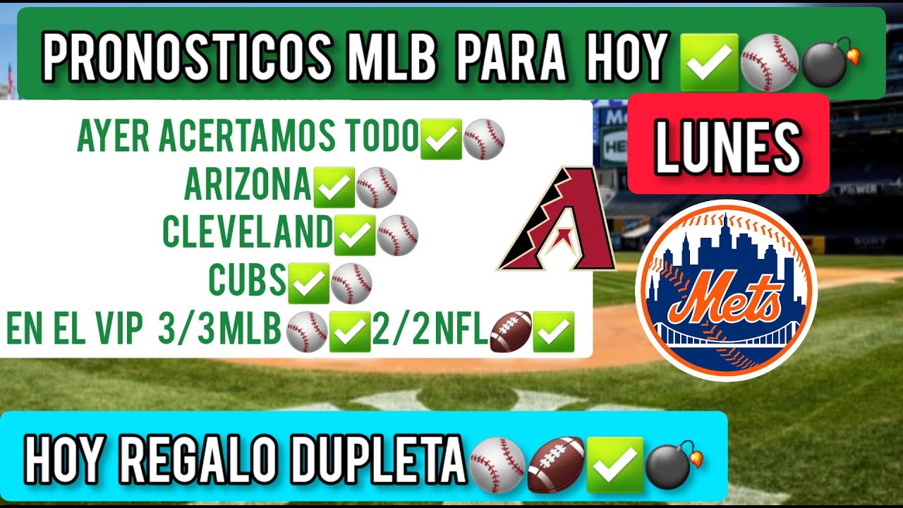 PRONOSTICOS MLB HOY 16/9/2024 🤑⚾🔥 - YouTube