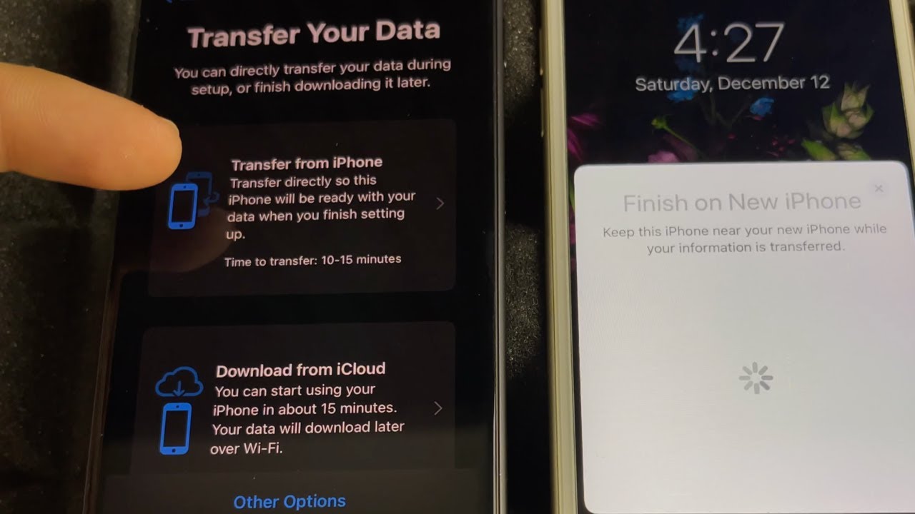 Transfer Your Data | Transfer directly so this iPhone will be ready ...