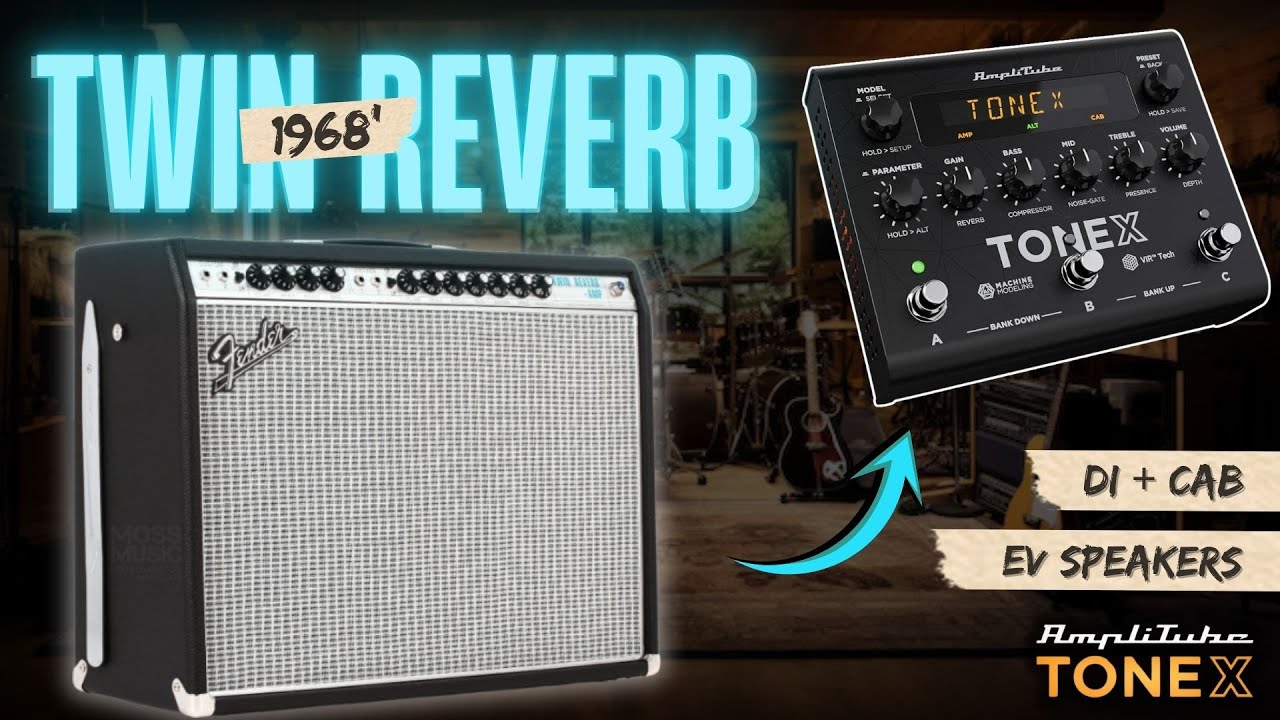 [TONEX] Fender Twin Reverb 1968 Silverface (SRV, Mayer, Clapton and ...