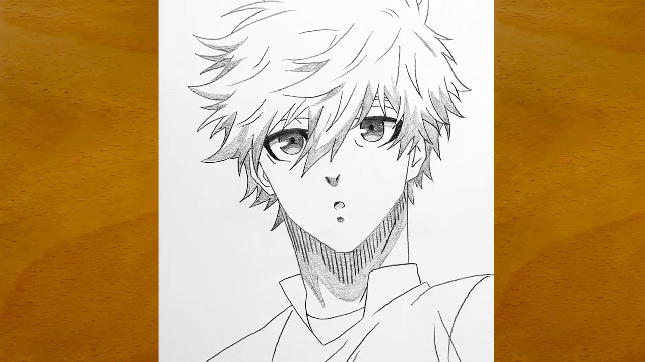 How to Draw Nagi Seishiro Step by Step || Blue Lock Anime Sketch ...