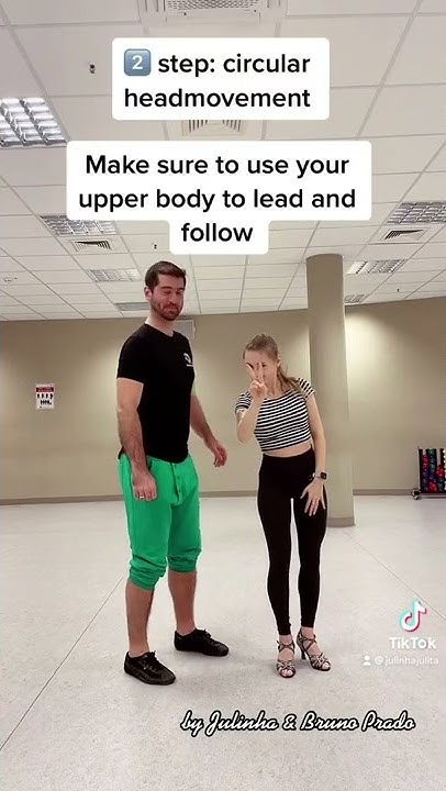 Brazilian Zouk Tutorial with Julinha and Bruno Prado: add headmovements to a basic figure - YouTube