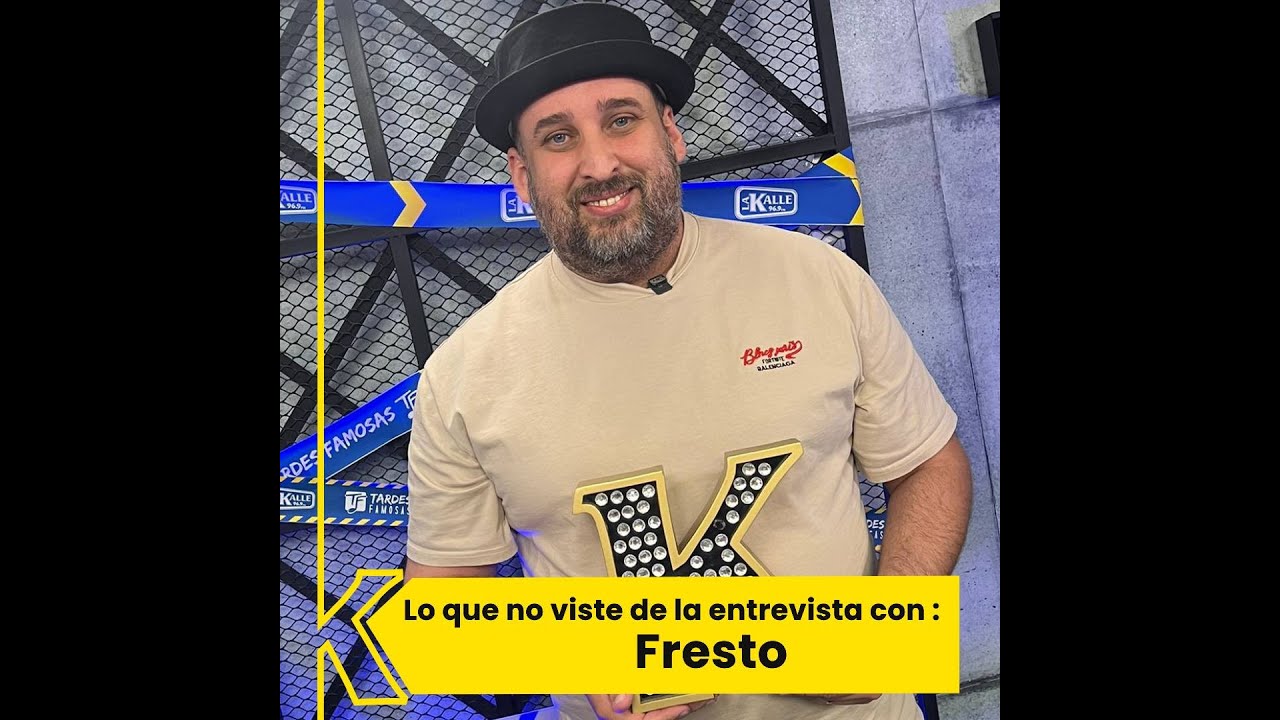 Fresto: Lo que nos viste de su entrevista en Las Tardes Famosas - YouTube