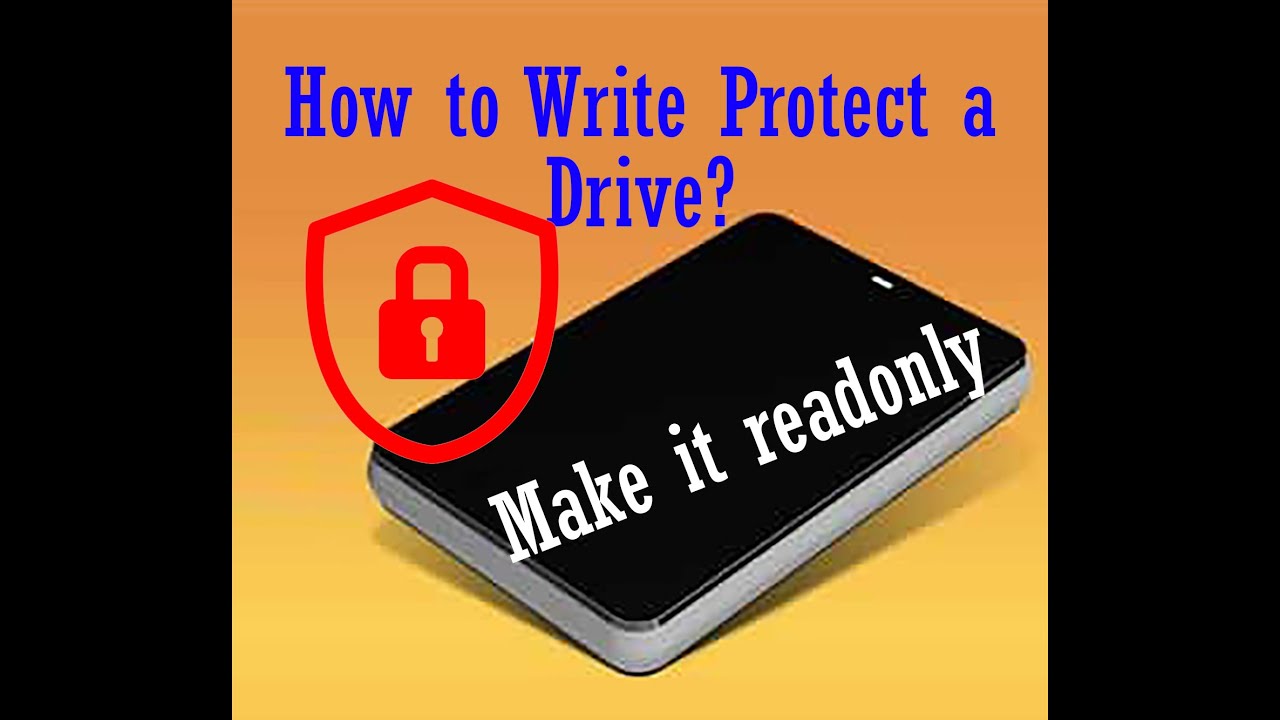 Write protect a drive or make it read-only using cmd on windows 10/8/7 ...