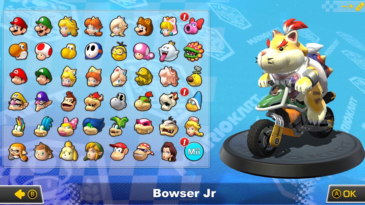 What if you play Meowser Jr. in Mario Kart 8 Deluxe (DLC Courses) 4K ...