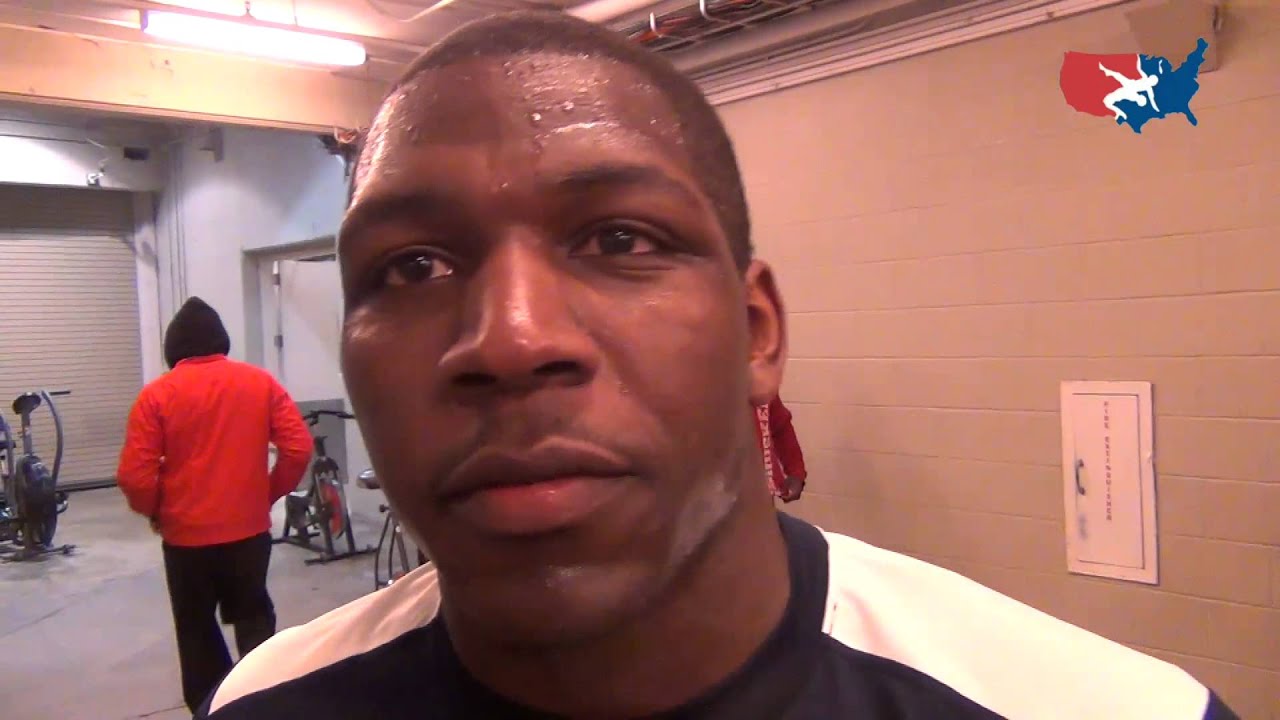 Penn State's Ed Ruth after his semifinal win at Big Tens - YouTube