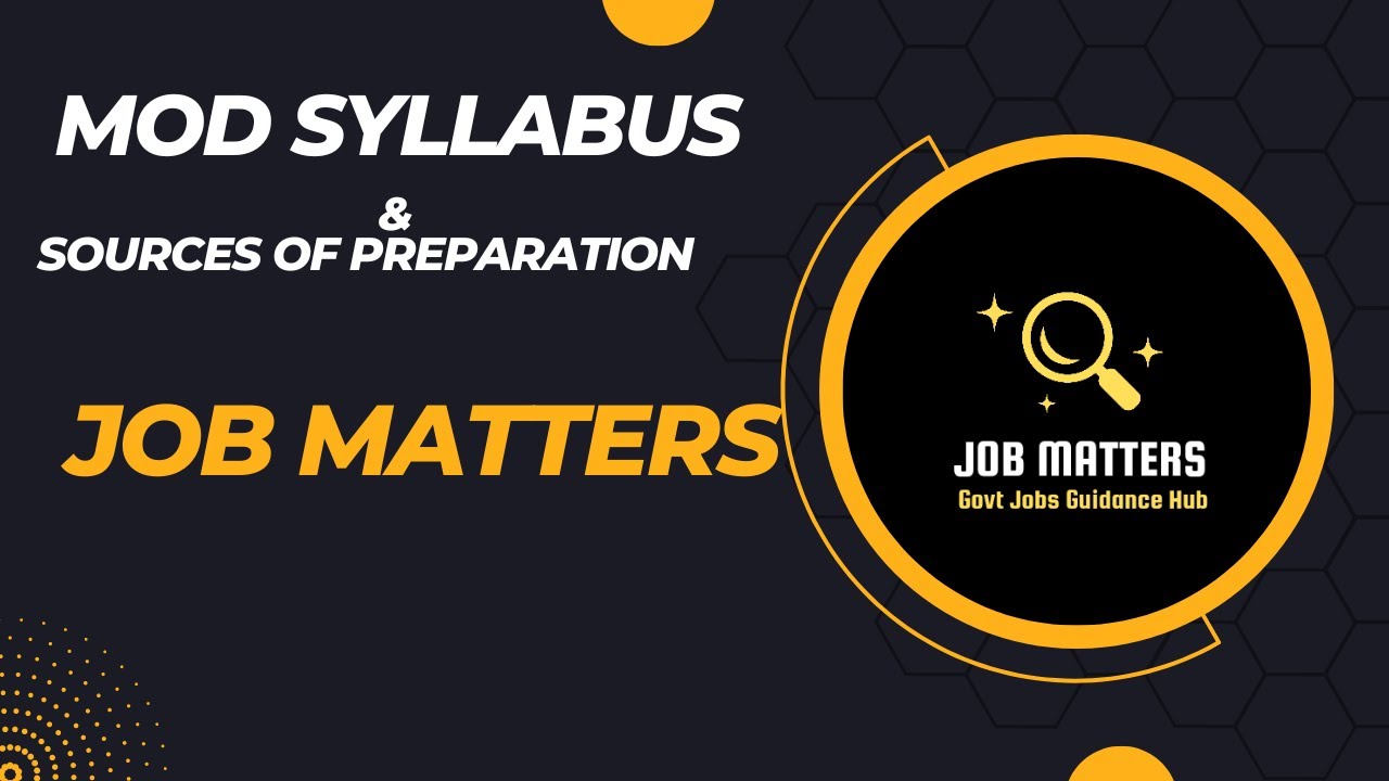 MOD Series V2 Syllabus & Sources of Preparation - YouTube