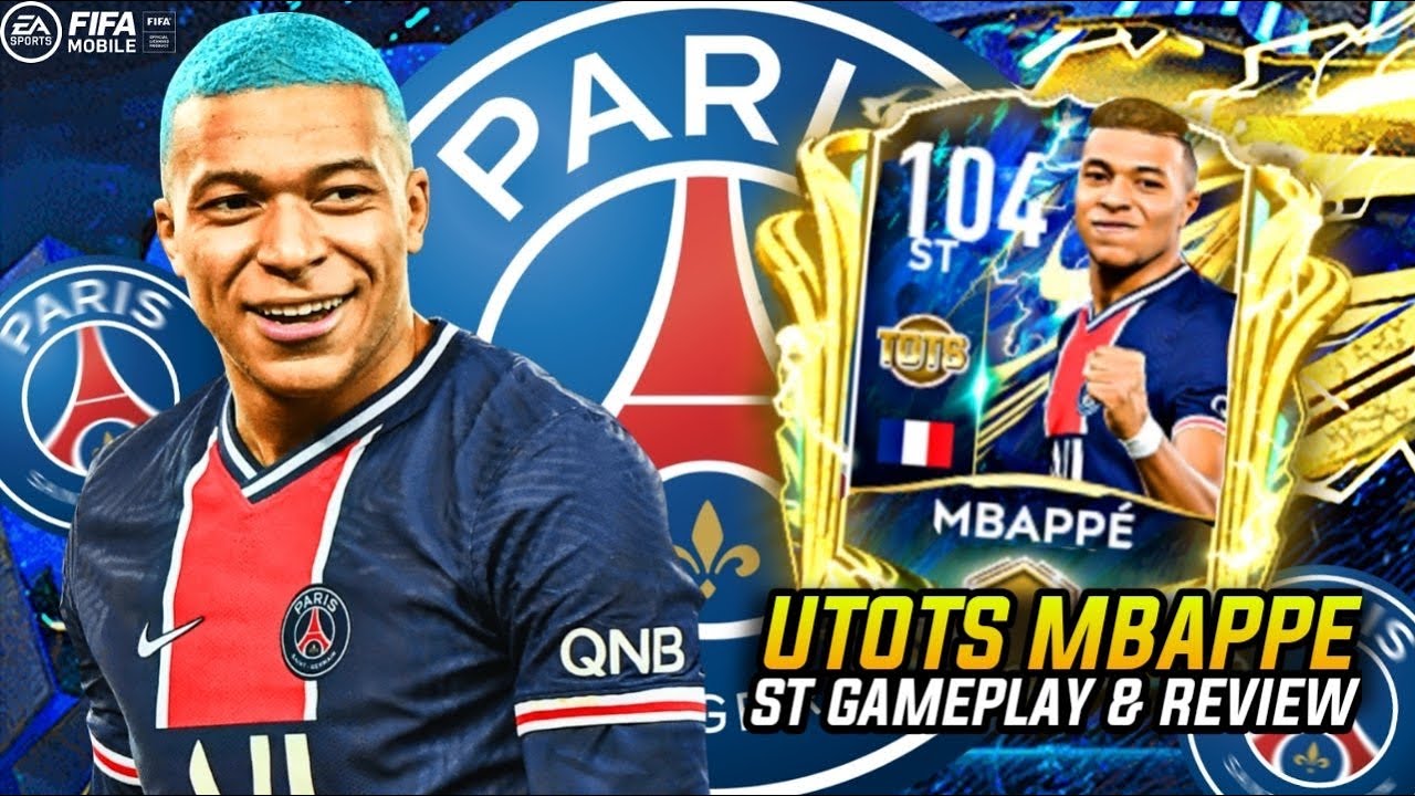 UTOTS MBAPPE GAMEPLAY & REVIEW | THE BEST F2P STRIKER IN FIFA MOBILE 21 ...