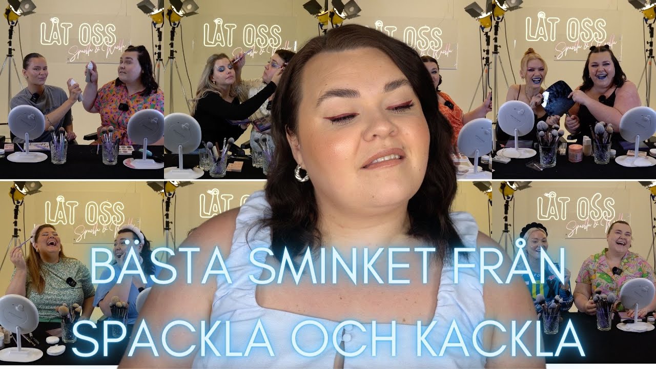 SMINKAR MIG MED FAVORITERNA FRÅN SPACKLA OCH KACKLA - YouTube