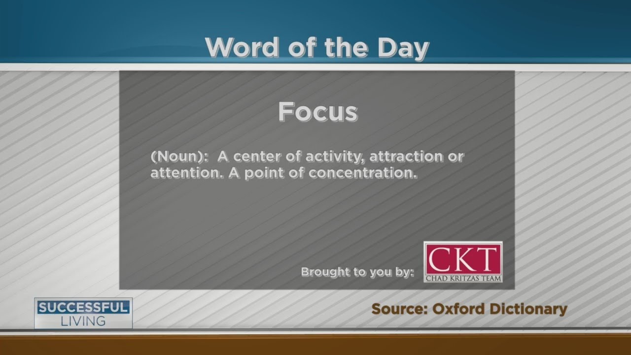 Word of the Day: Focus - YouTube