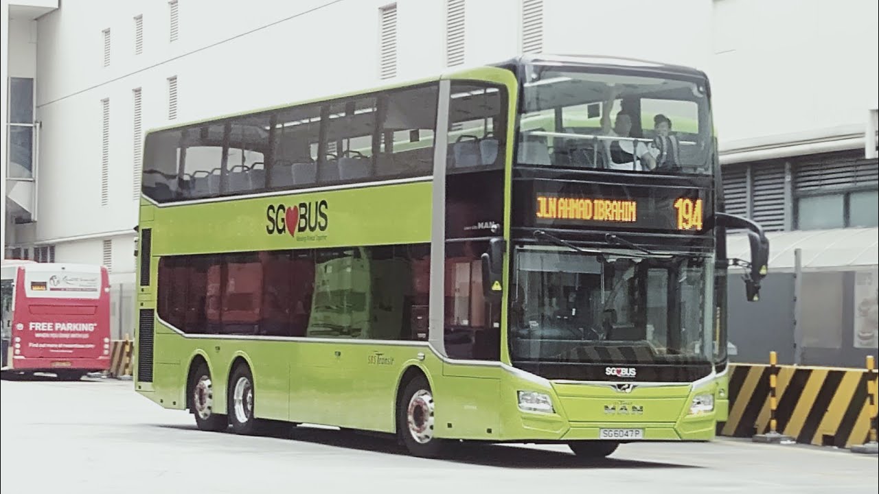 [SBST] Double Decker Debut - SG6047P on Service 194 - Euro VI Man ...
