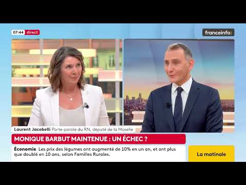 LAURENT JACOBELLI : « On a un gouvernement d'incapables ! » (France Info)