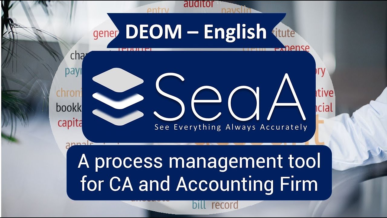 Intro to SeaA - English-- A process management tool for CA and ...