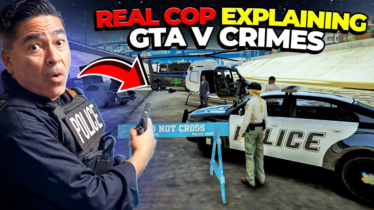 Cop Explains GTA 5 Crimes | GTA vs. Carjacking | Theme Week is Cops and ...
