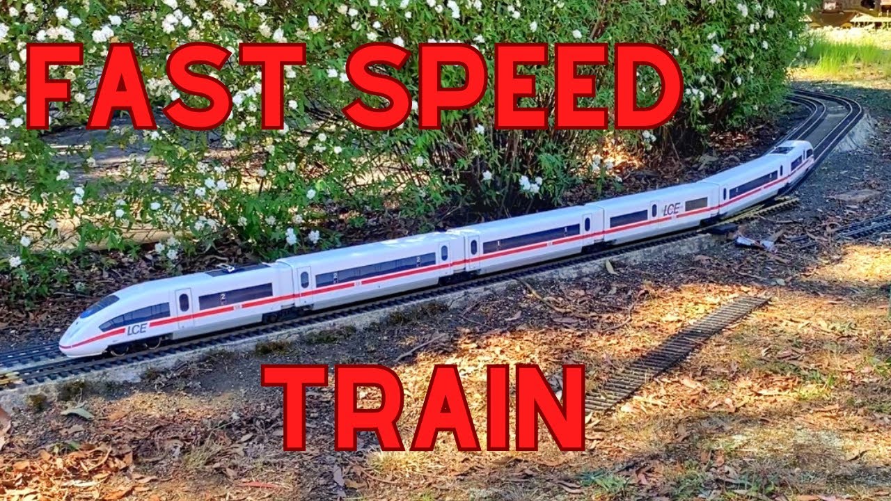 This is as fast as it goes!!! Model Bullet Train POV - YouTube