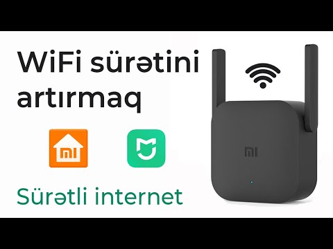 WiFi gücləndirmək, internet sürətinin artırılması - Mi Wifi Range Extender Pro