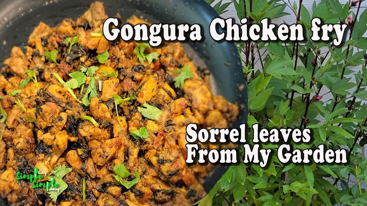 Gongura Chicken Fry | Sorrel Leaves Chicken |Easy Gongura Chicken Curry ...