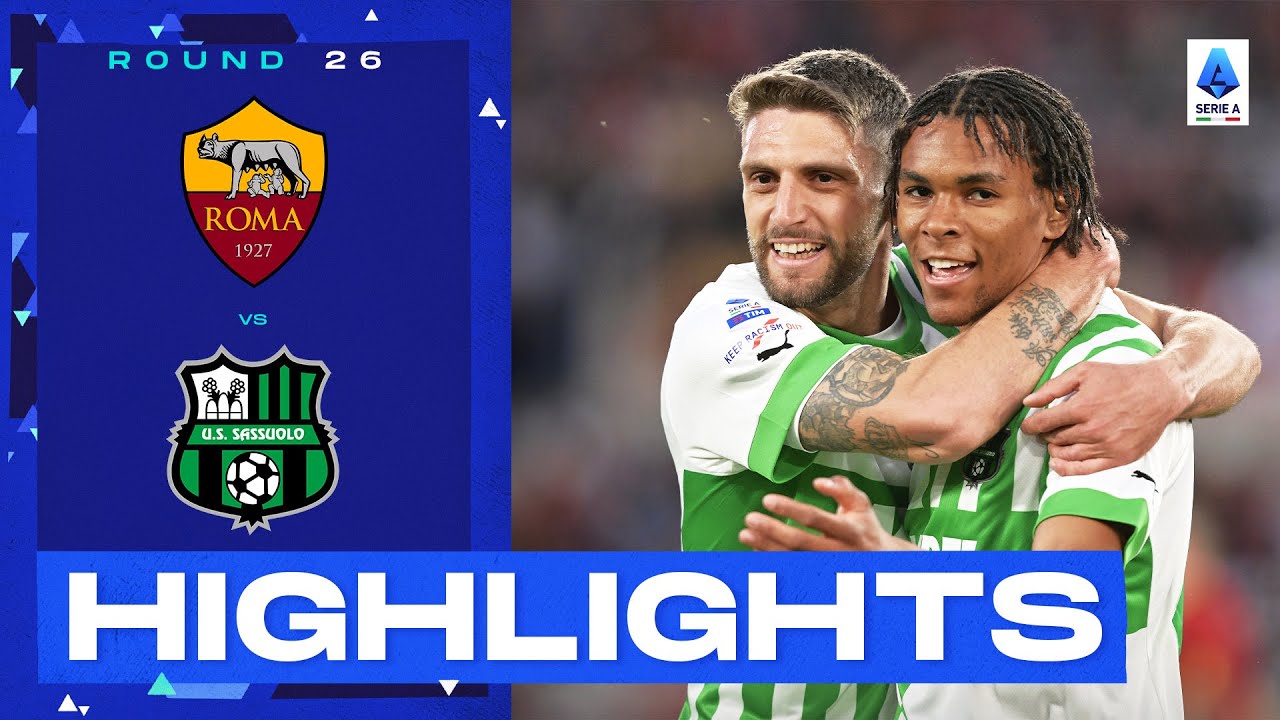 Roma vs Sassuolo (12 Mar 2023) 🔥 Video Highlights - FootyRoom