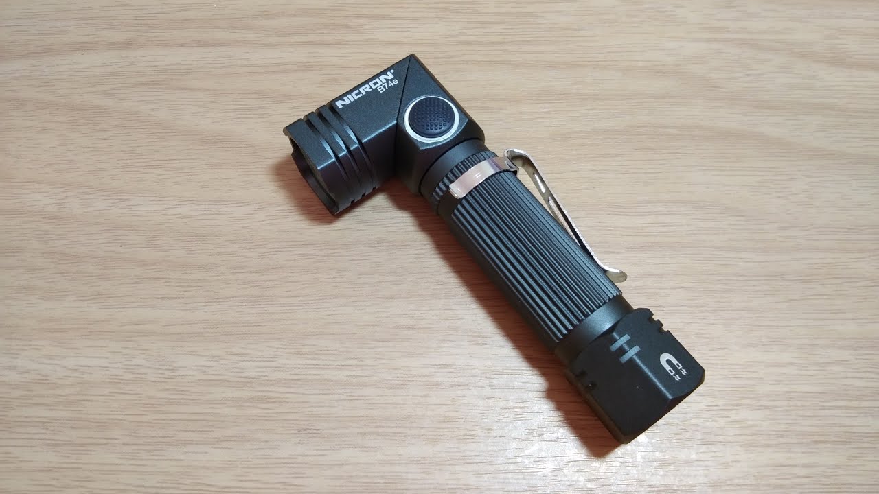 Nicron B74e || ไฟฉายปลาทู หน้างอคอหัก [รีวิวไฟฉาย] - YouTube