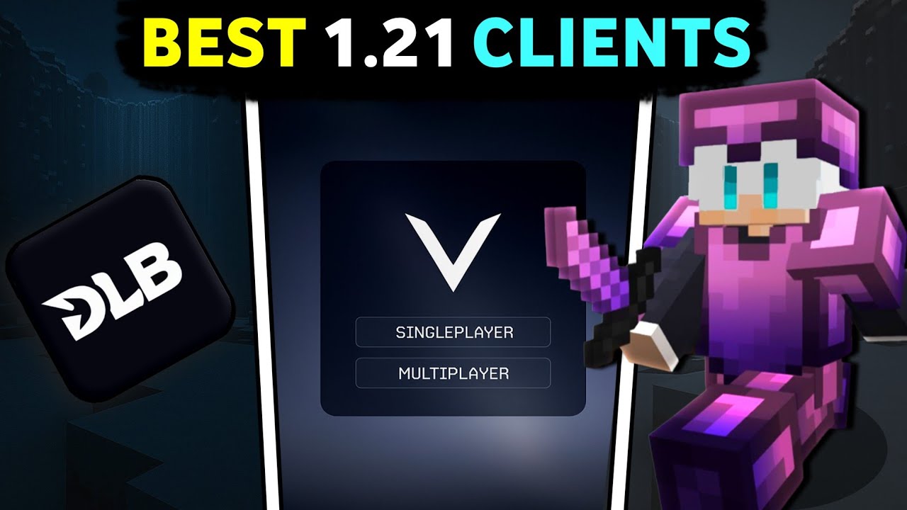 Top 5 clients For Mcpe 1.21+ ( FPS BOOST ) || Best Lag Fix Clients For ...