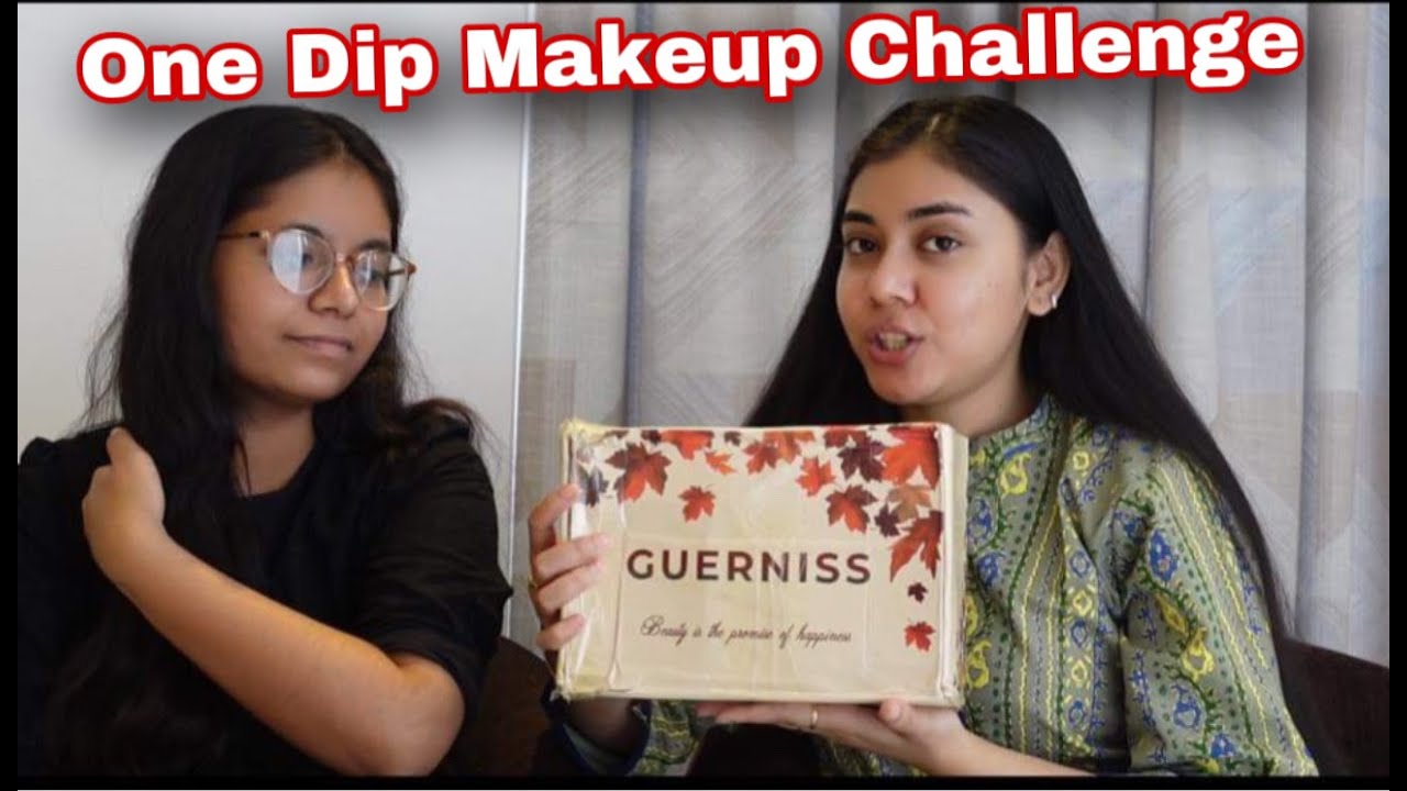 One Dip Makeup Challenge 😍 - YouTube