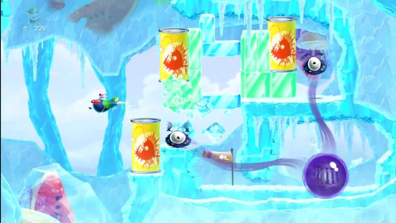 Rayman Legends (1080i HD) Walkthrough Part 16 - Dashing Through the ...