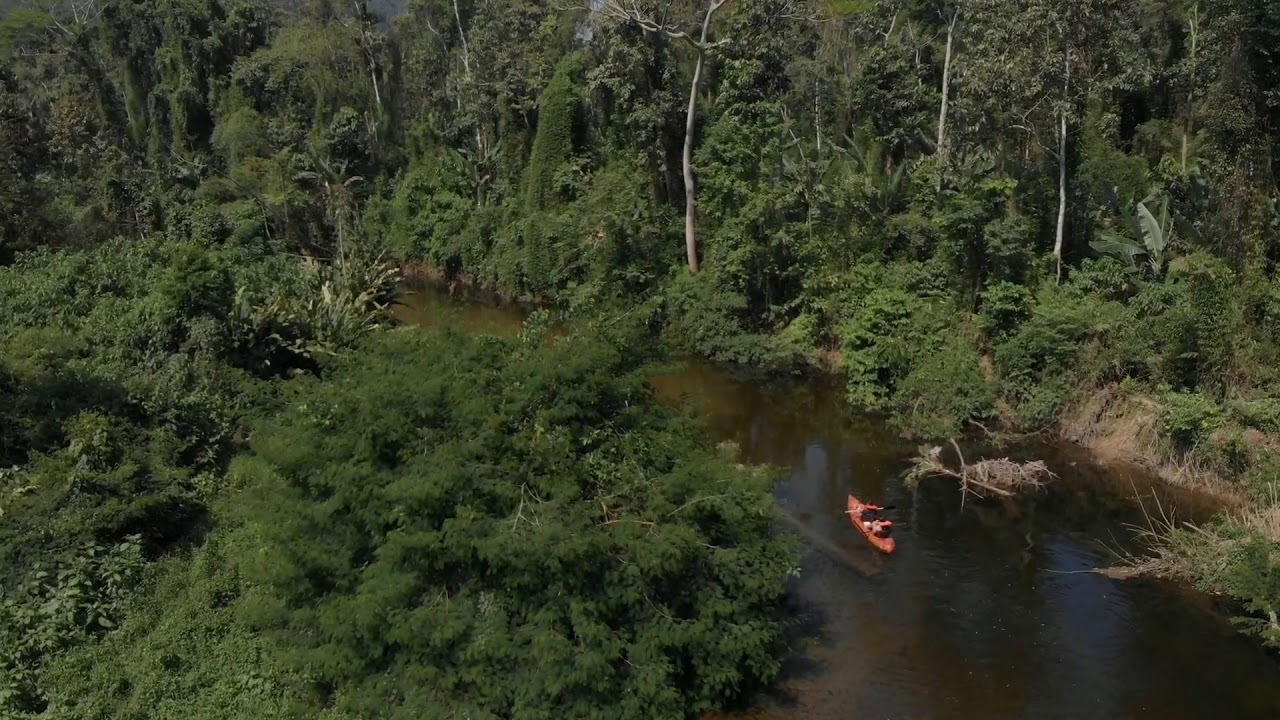 Drone Footage of River - YouTube