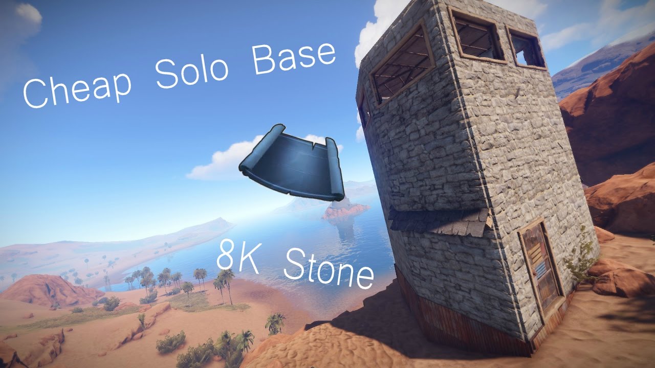 Cheap Solo Base! (Works With New Update!) - Rust Base Build - YouTube