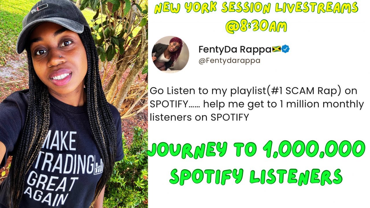 FentyDa Rappa- A Day In The Life of A Spotify Rapper - YouTube
