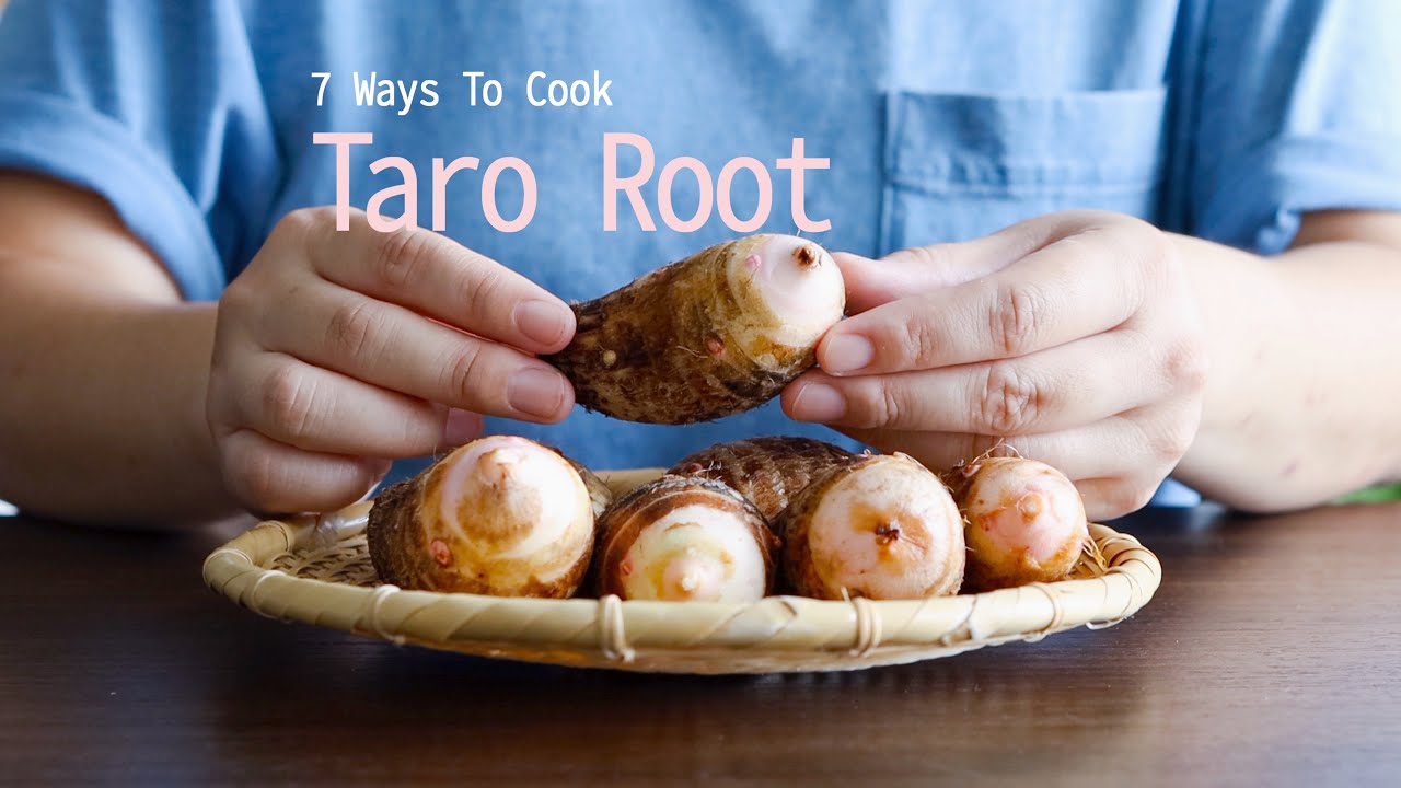 7 Ways To Cook Taro Root | 芋艿一日三餐7种做法 - YouTube