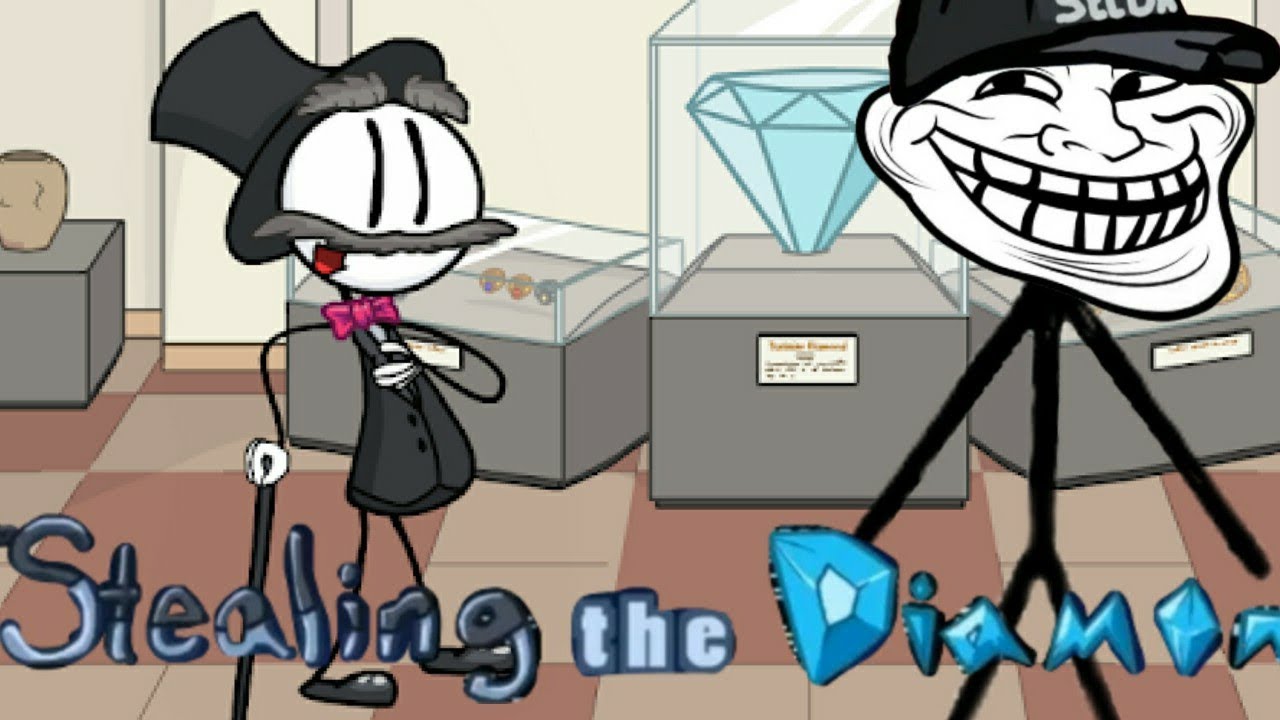 Stealing The Diamond With Sigma Stickman🔥 || Android Stealing The Diamond Gameplay #stickman # ...