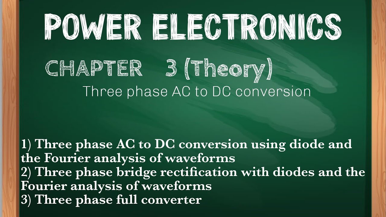 Power Electronics | Chapter 3 Theory | Ninja Guru - YouTube
